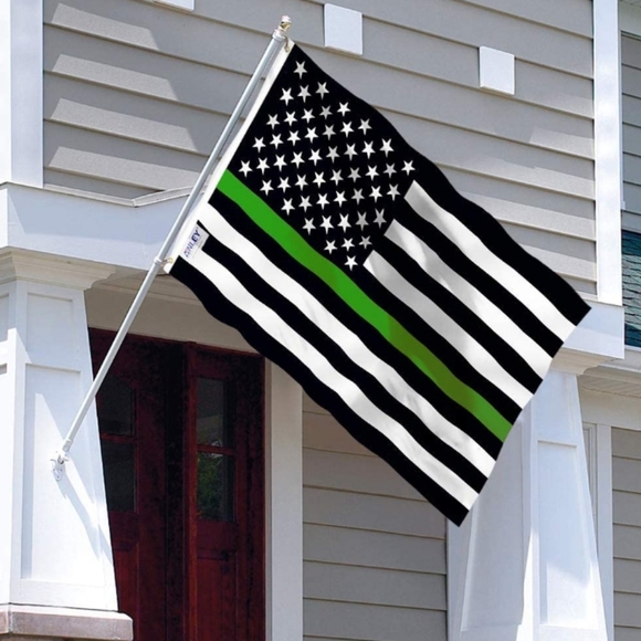 Wall Decor | Thin Green Line Border Patrol Agent Support Flag 3x5 ...